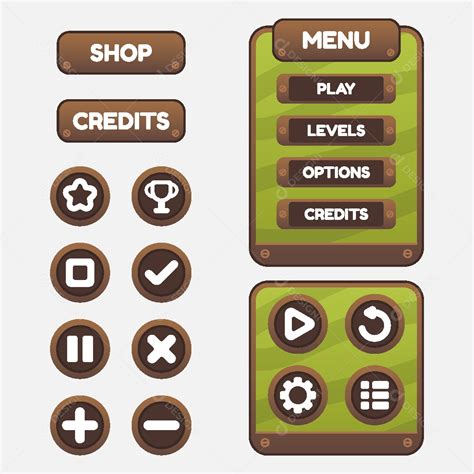 Menu de Games Ilustração Vetor EPS download Designi