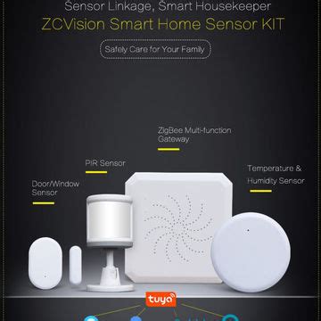 China Zigbee Sensor Kit Smart Home Automation Hub Home Monitoring Smart Devices Alexa Google