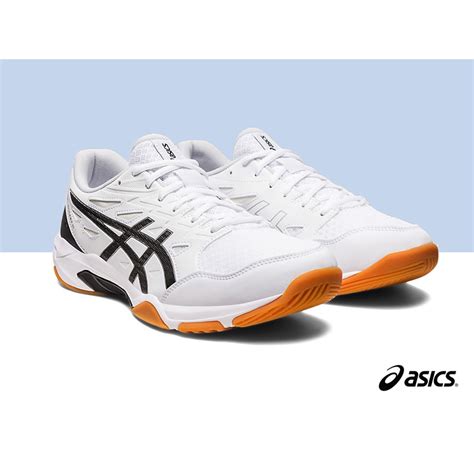 【asics亞瑟士】gel Rocket 11 排球鞋 室內球鞋白黑 1071a091 101 A157 蝦皮購物