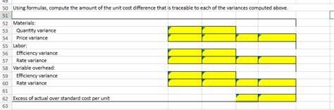 Solved Standard Cost Variance Analysis Direct Materials Chegg