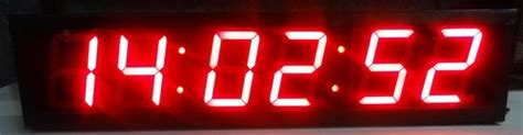 Black Ntp Synchronized Wifi Digital Display Clock At Best Price In Noida Dezire Embedded