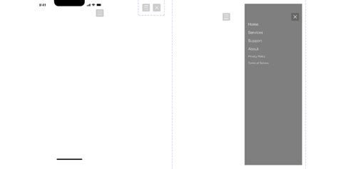 Hamburger Menu Mobile Figma