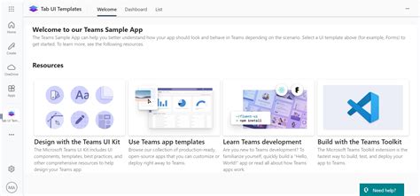 Deploying The Microsoft Teams Ui Templates Sample App Code Samples