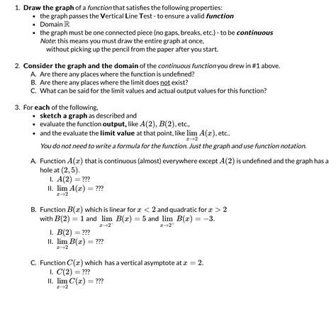 solved draw the graph of a function that satisfies the