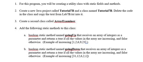 Solved 1 For This Program You Will Be Creating A Utility