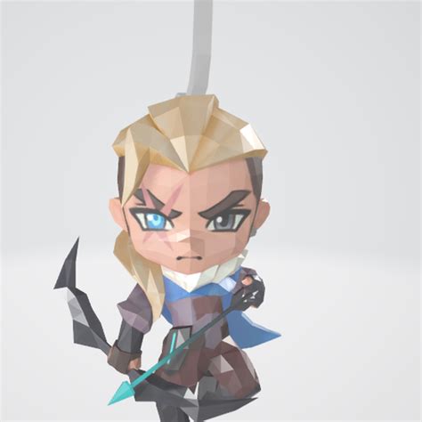 Descargar Archivo Obj Chibi Sova • Modelo Para La Impresión En 3d ・ Cults