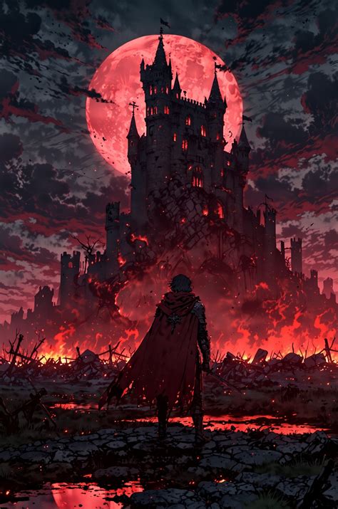 Berserk Castle Berserk Anime Background Red Berserk Wallpaper