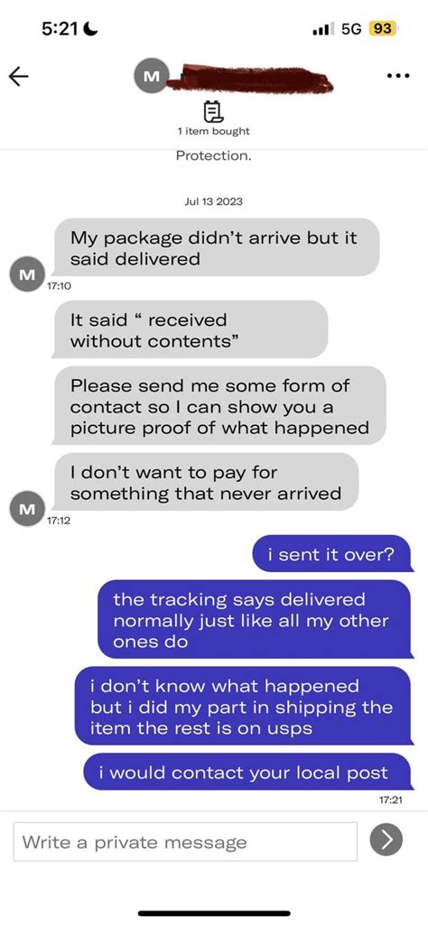 Buyer Says The Didnt Receive Their Item And The Tracking Says Delivered Will Depop Side With Me