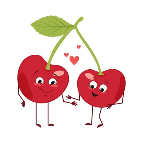 Premium Vector Cute Cherry Character