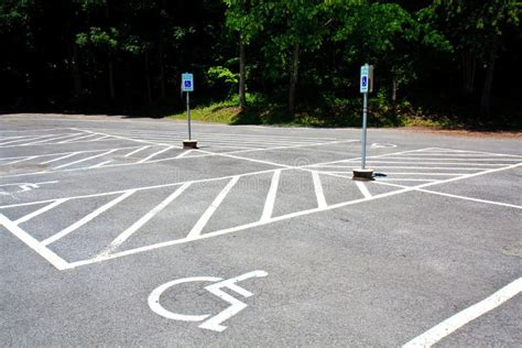 Handicap Parking Spots Stock Image Image Of Indication 11032277
