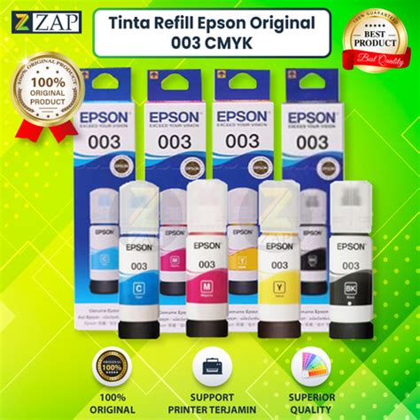 Jual Tinta Epson 003 Original Cyan Printer L1210 L3210 L3250 L5290