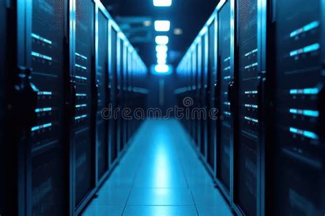 Advanced Data Center Infrastructure And Server Storage Solutions Stock Illustration