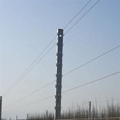 Trellis End Post Assembly Designs For Vineyards Steel Line Stakes For