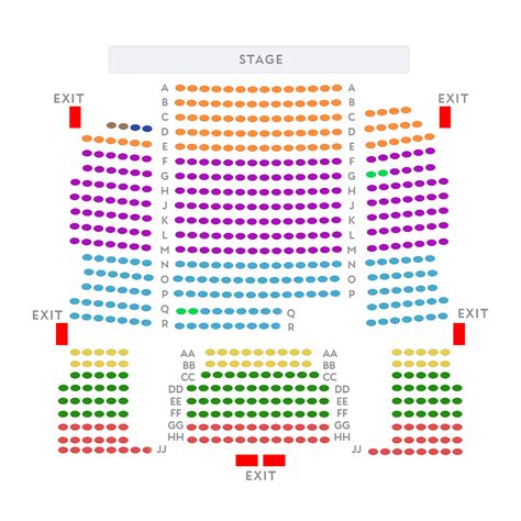 Seating Chart Skylands Performing Arts Center