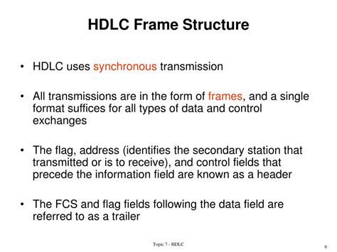 Ppt Fit1005 Fit Monash University Topic 7 High Level Data Link Control Hdlc Reference