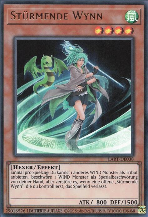 Recollectibles Sammelkarte Yugioh Karte Stürmende Wynn Deutsch Yu Gi Oh Karte Lart De038 Ultra
