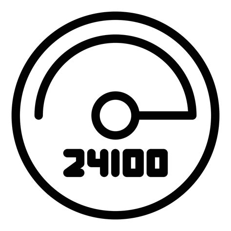 Long Time Duration Icon Outline Vector Hour Timer 15212860 Vector Art