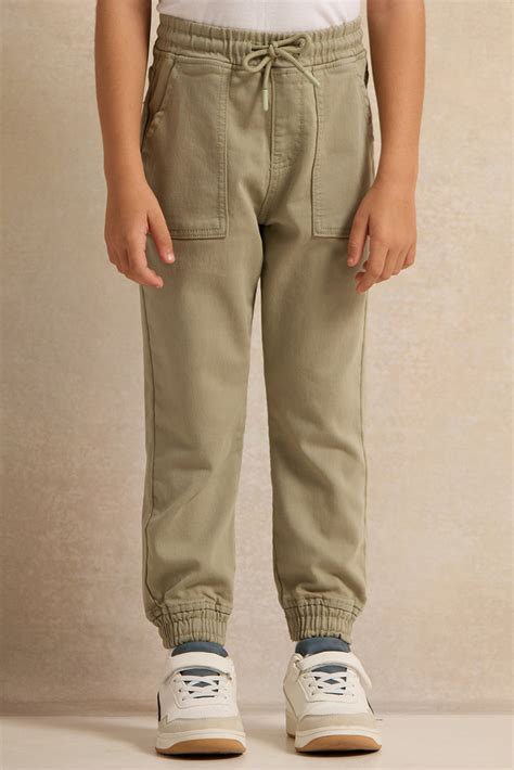 اشترِ بنطلون جوغر باللون زيتي للأولاد الصغار 131424794 من السعودية ردتاغ