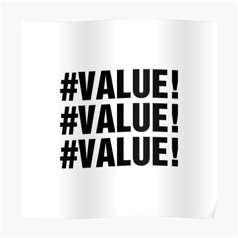Excel Value Error Poster By Allysmar Redbubble