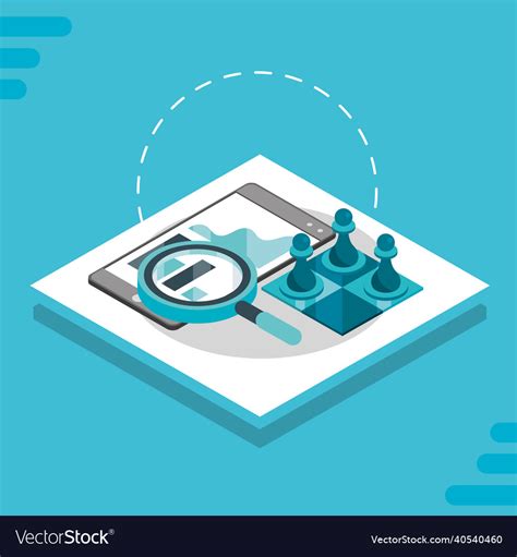 Business Strategy Analysis Royalty Free Vector Image