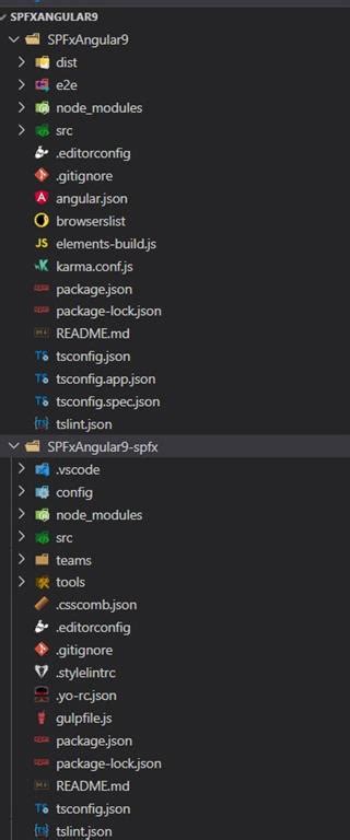 spfx webpart with angular elements