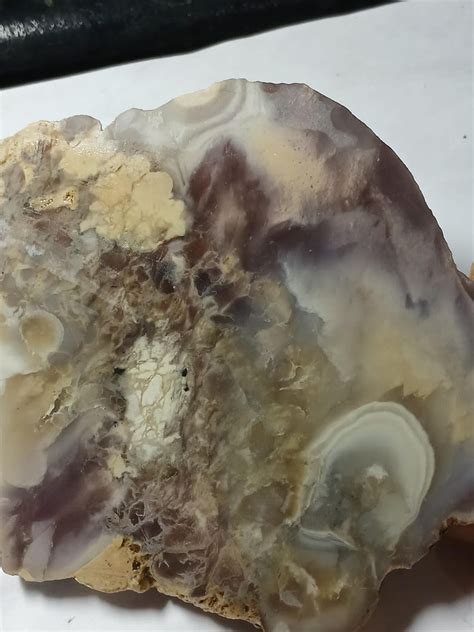 Nice Purple Cloud Agate Rough Slab Etsy
