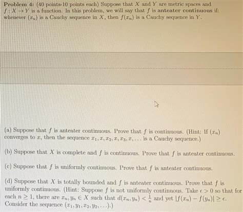 Solved Problem 4 40 Points 10 Points Each Suppose That X