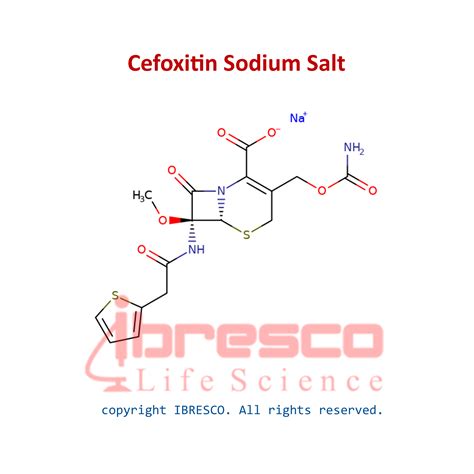 Cefoxitin Sodium Salt سفوکسیتین Ibresco