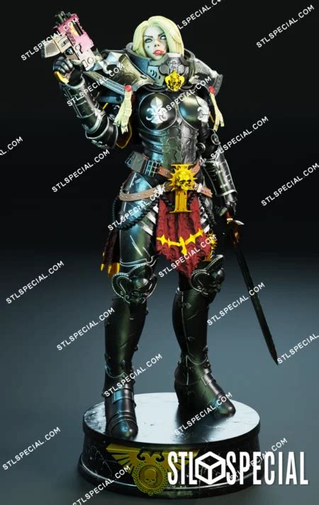 Sister Of Battle Warhammer Stl File 3d Model Stlspecial Sister Of Battle Warhammer Stl File 3d Model Stlspecial