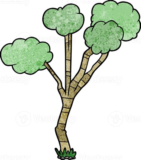 Cartoon Sparse Tree 42281726 Png