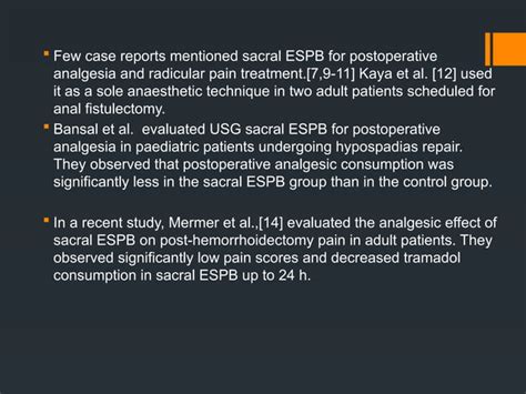 Comparison Of Ultrasound‑guided Sacral Erector Spinae Plane Block And Caudal Epidural Block For