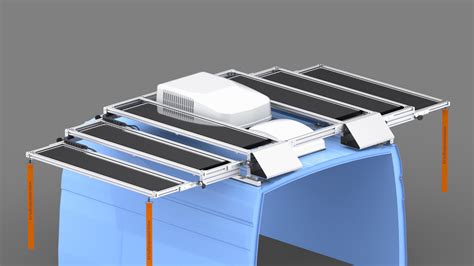 Sliding Solar Panel Rack System Sr1 3sd Orion Designs