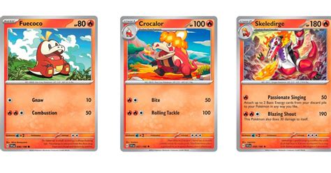 The Cards Of Pokémon Tcg Scarlet And Violet Part 8 Fuecoco Line
