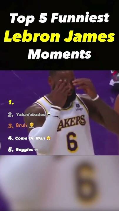 Lebron James Funniest Moments 🤣 Lebronjames Nba Funny Shorts Youtube