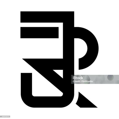 직업적인 혁신적인 이니셜 Rj 로고와 Jr 로고 레터 Rj 또는 Jr 미니멀 우아한 모노그램 프리미엄 비즈니스 예술적 알파벳 기호 및 기호 0명에 대한 스톡 벡터 아트 및