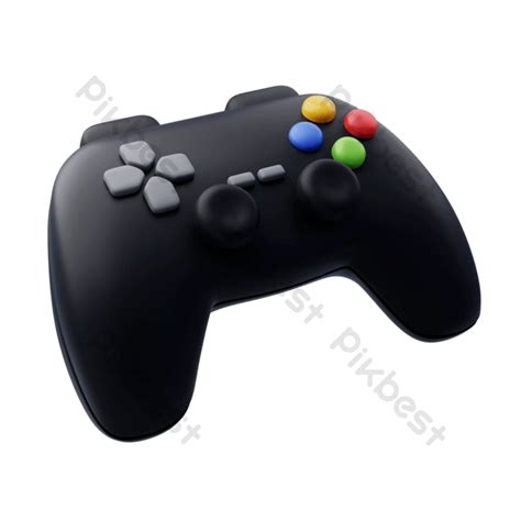Video Game Console 3d Stick Controllers Portable Concept Png Images