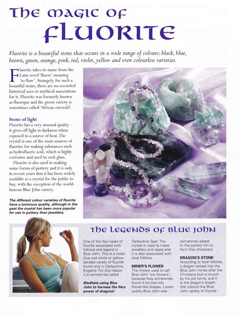 The Magic Of Fluorite Crystal Healing Stones Crystals And Gemstones
