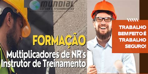 Curso Instrutor Multiplicador De Segurança No Trabalho Multiplicador