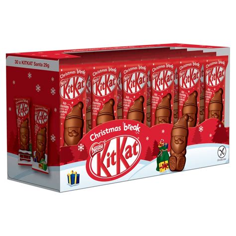 Kit Kat Santa Milk Chocolate Christmas Figure 29g Bestway