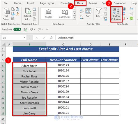 How To Split First And Last Name In Excel 6 Easy Ways Exceldemy