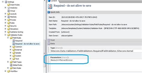 Sitecore Dont Let The Content Editor Save An Item If Some Field Is