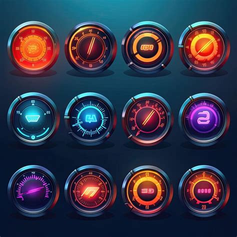 Premium Ai Image Race Games Speedometer Ai Generated Background