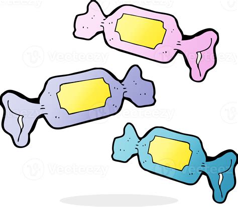 Cartoon Wrapped Candy 45217818 Png