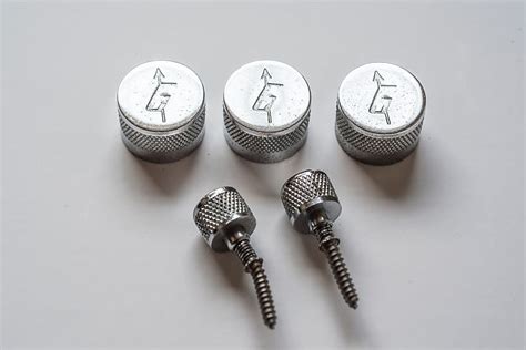 3 Original Vintage Gretsch G Logo Arrow Chrome Knobs And 2 Reverb