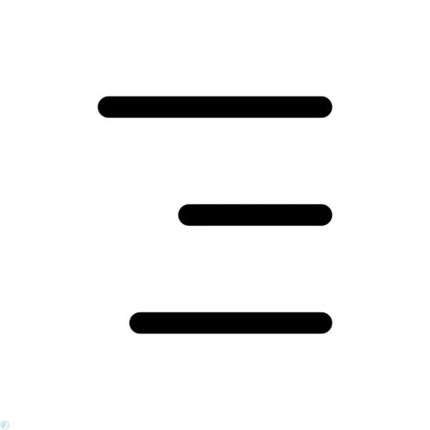 دانلود آیکون منو استایل خطی مشکی با فرمت Png