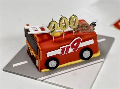 파리바게트 119 소방차 케이크 900일 기념했어요 네이버 블로그