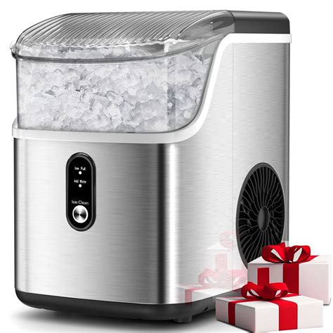 Auseo Nugget Ice Maker Countertop Portable Ice Maker Machine With Self Cleaning Function Lbs