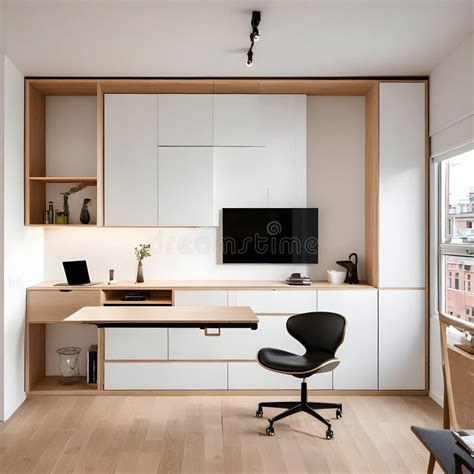 A Small But Perfectly Functional Studio Apartment Featuring Multipurpose Furniture And Clever