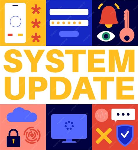 Premium Vector System Update Concept