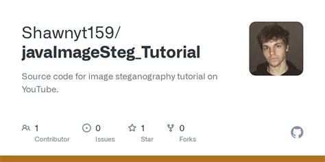 GitHub Shawnyt JavaImageSteg Tutorial Source Code For Image Steganography Tutorial On YouTube